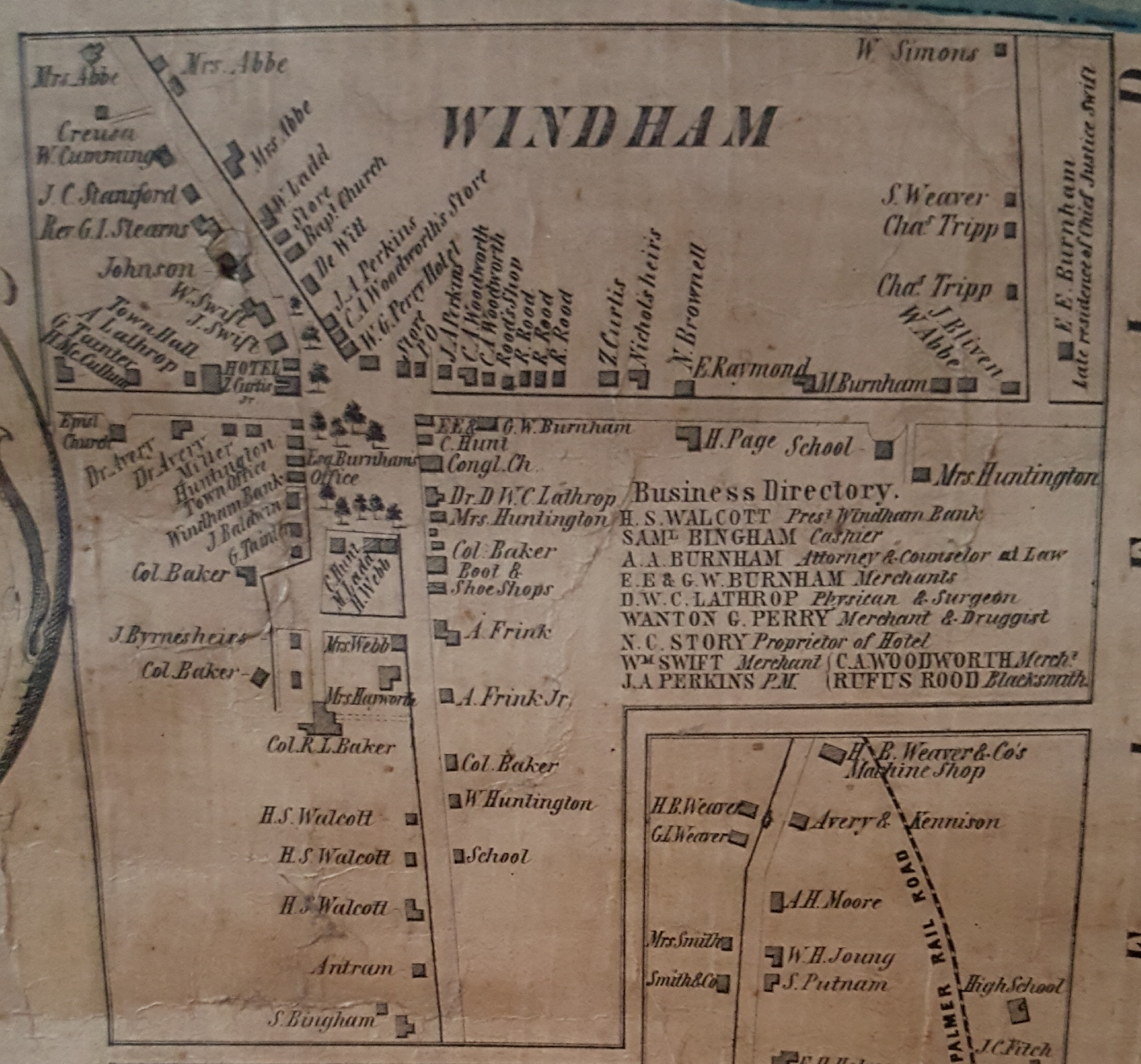 WINDHAM CENTER, 1855 – Windham Textile and History Museum – The Mill Museum